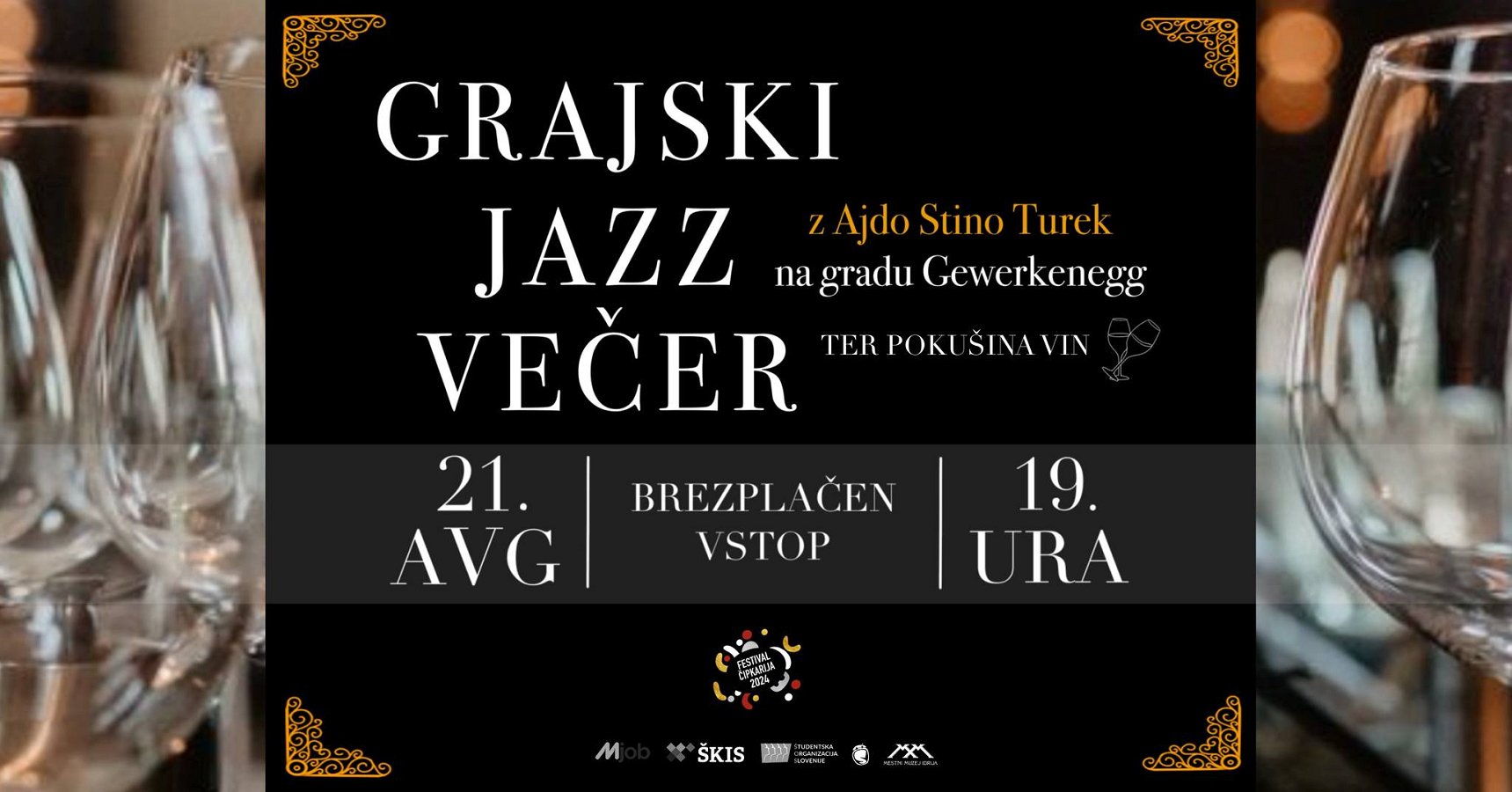 Vabilo na grad Gewerkenegg Idrija na nastop Ajde Stine Turek in ...